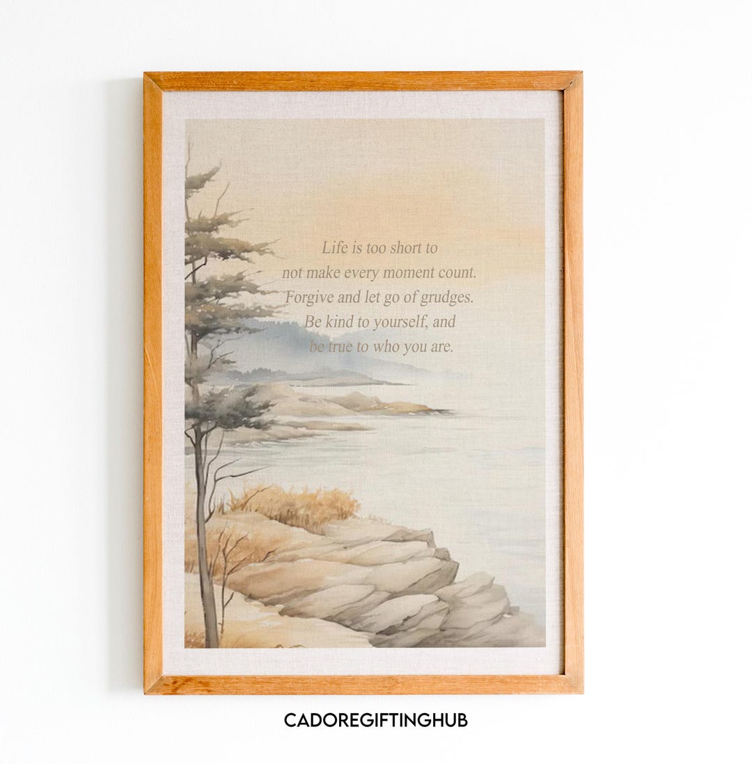 Life Quotes Wall Art, Mental Heath Print, Therapy Poster, Therapist ...