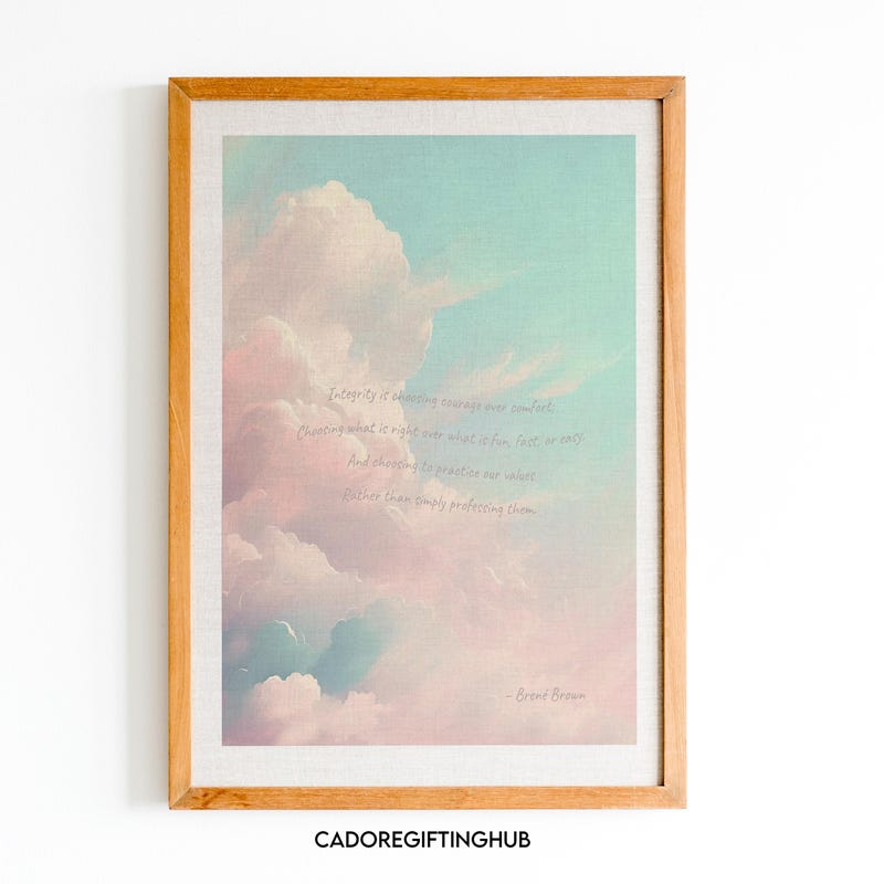 Integrity Poster - Etsy