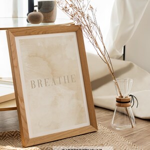 Breathe, Watercolor Therapy Office Décor, Therapy Wall Art,therapy ...