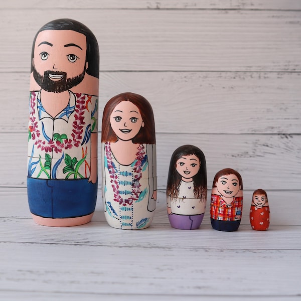 Custom Stackable Dolls - Etsy UK