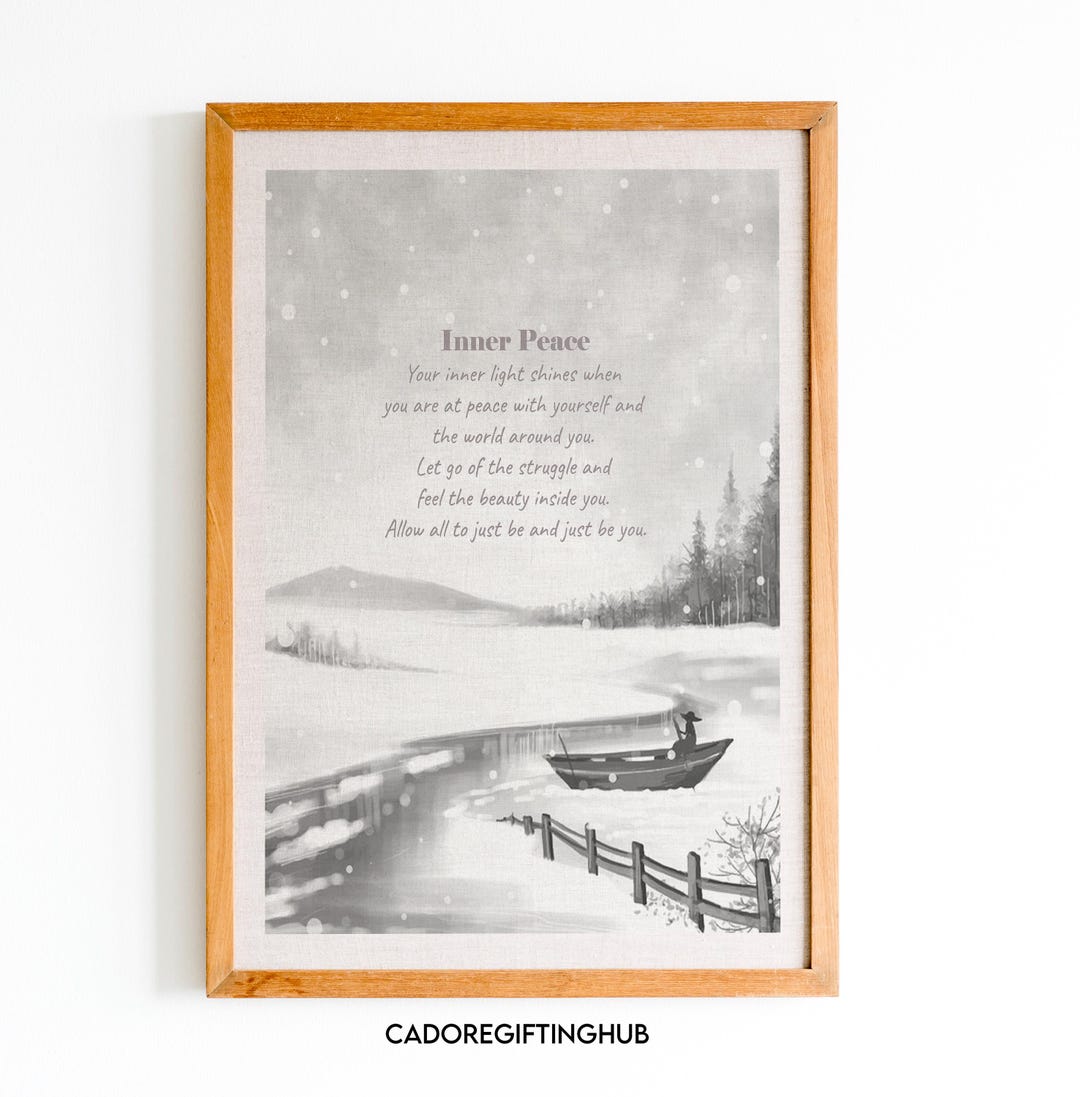 Inner Peace, Self-kindness, Watercolor Therapy Office Décor, Therapy ...