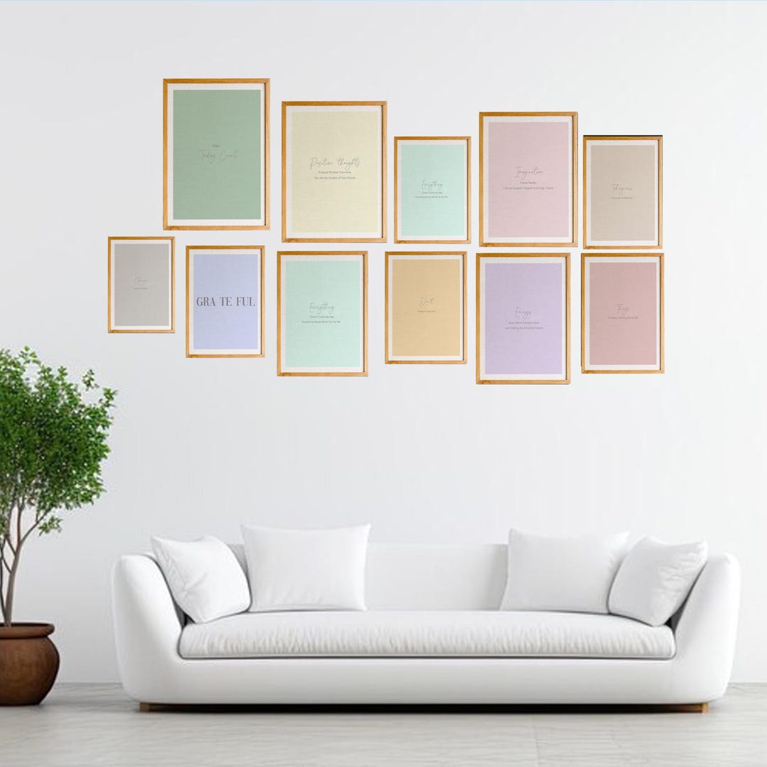 Therapy Wall Art, Set of 11, Therapist Office Décor, Motivational Quote ...