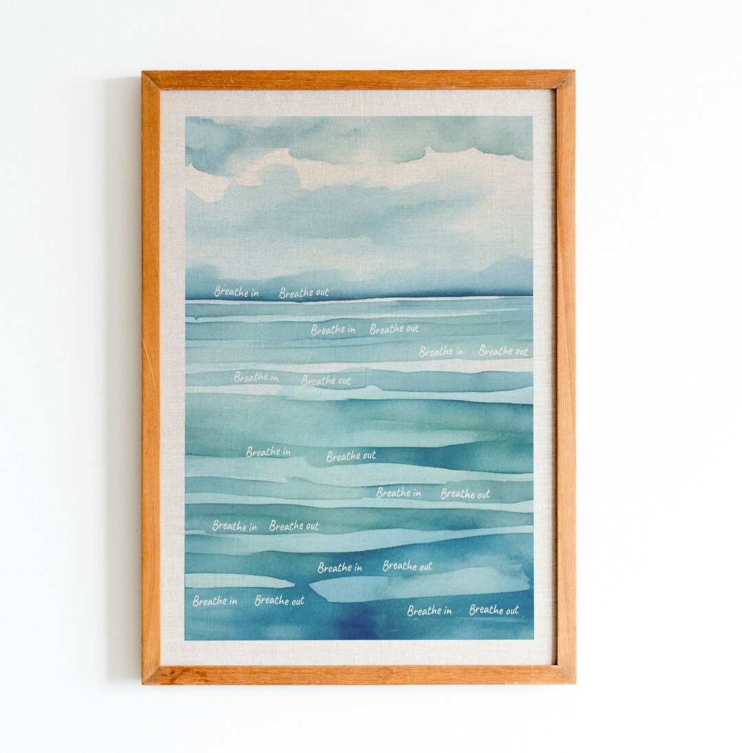 Breathe In, Breathe Out, Therapy Office, Therapist Decor, School ...