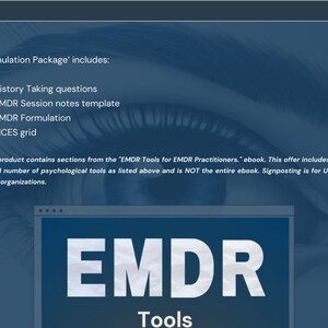 EMDR Tools: Formulation Package - Etsy