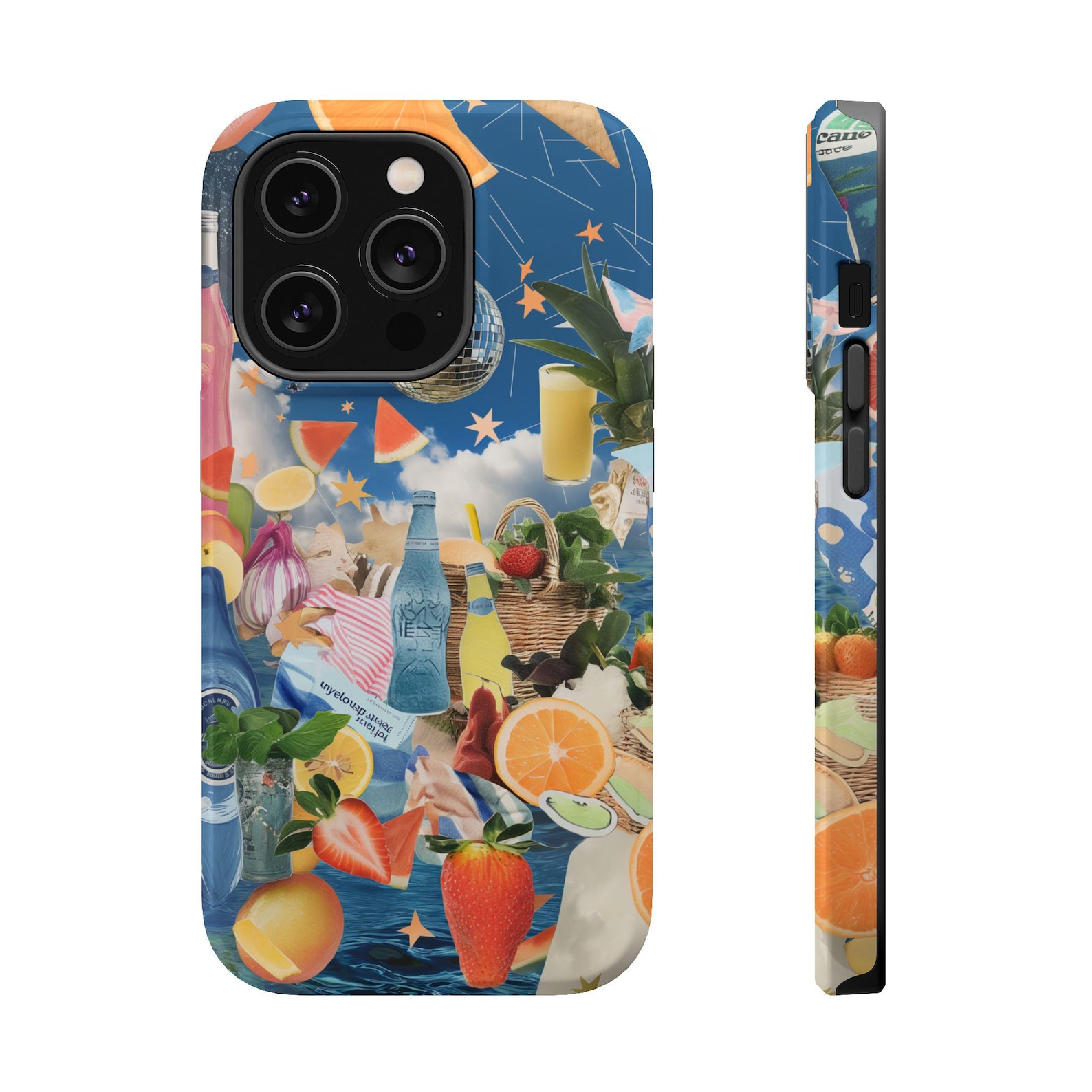 Endless Summer Collage Phone Case, Refreshing Summer Party Phone Cover ...