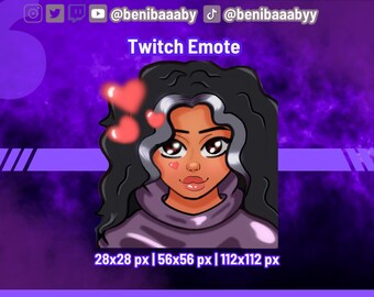 Cute Chibi Demon Twitch Hi Emote - Etsy