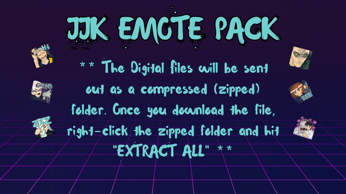 JJK Emotes | Emote Pack | Sorcery Fight | Twitch Emotes, Youtube Emotes ...