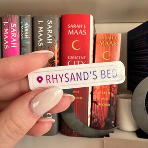 Rhysand's Bed Vinyl Sticker Waterproof Bookish Vinyl Stickers ACOTAR ...