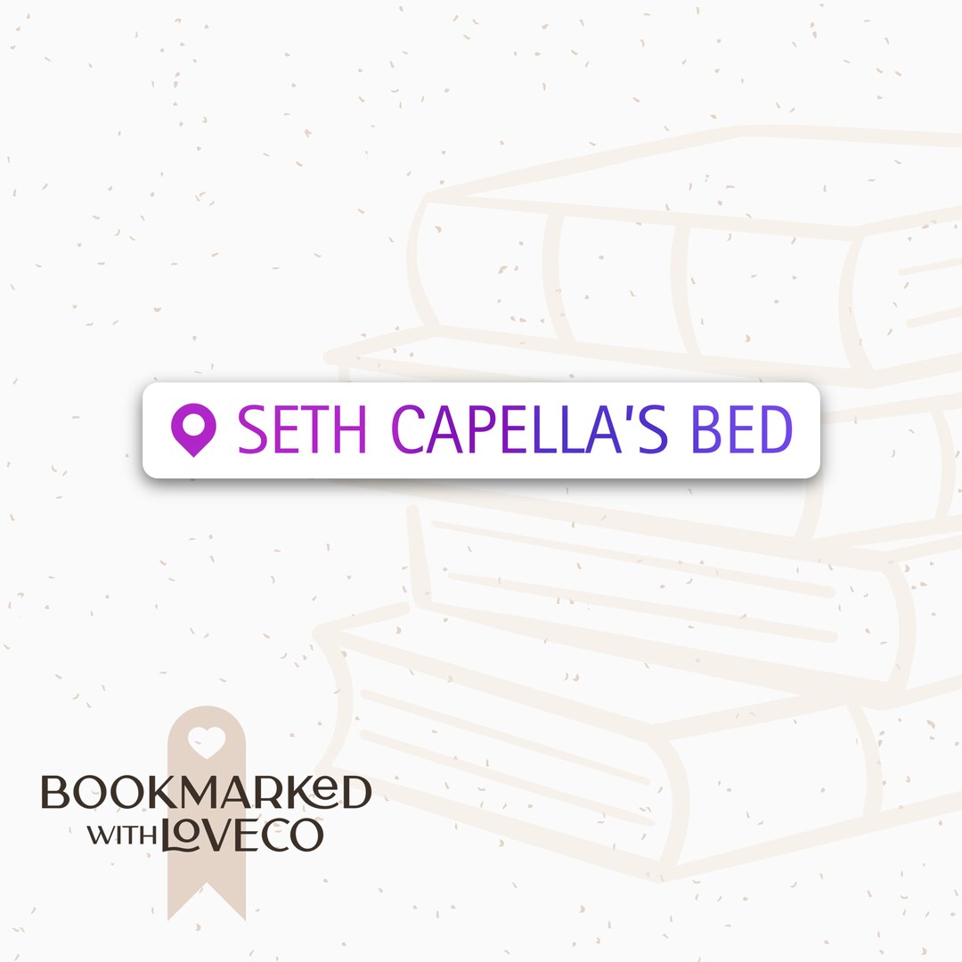 Seth Capella's Bed Zodiac Academy Ruthless Boys Location Sticker ...