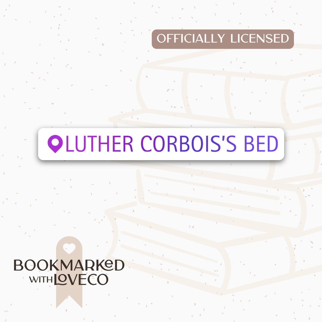 Luther Corbois's Bed Sticker: Spark of the Everflame, Waterproof Vinyl ...