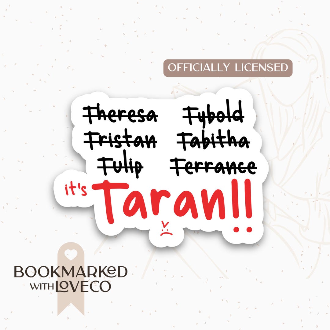 Taran Sticker: A Spark of the Everflame, Waterproof Vinyl Decal - Etsy