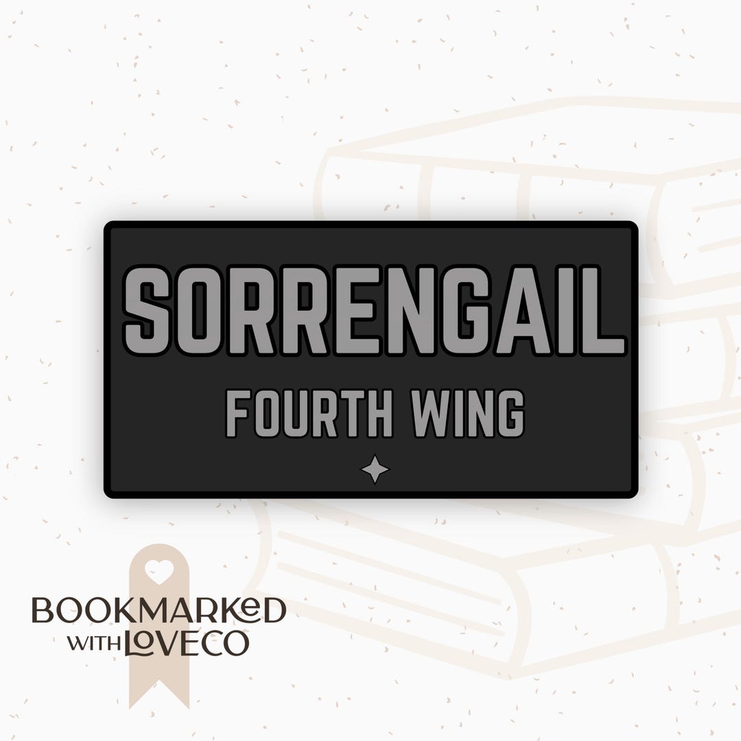 Violet Sorrengail Fourth Wing Sticker: Waterproof Vinyl Decal - Etsy