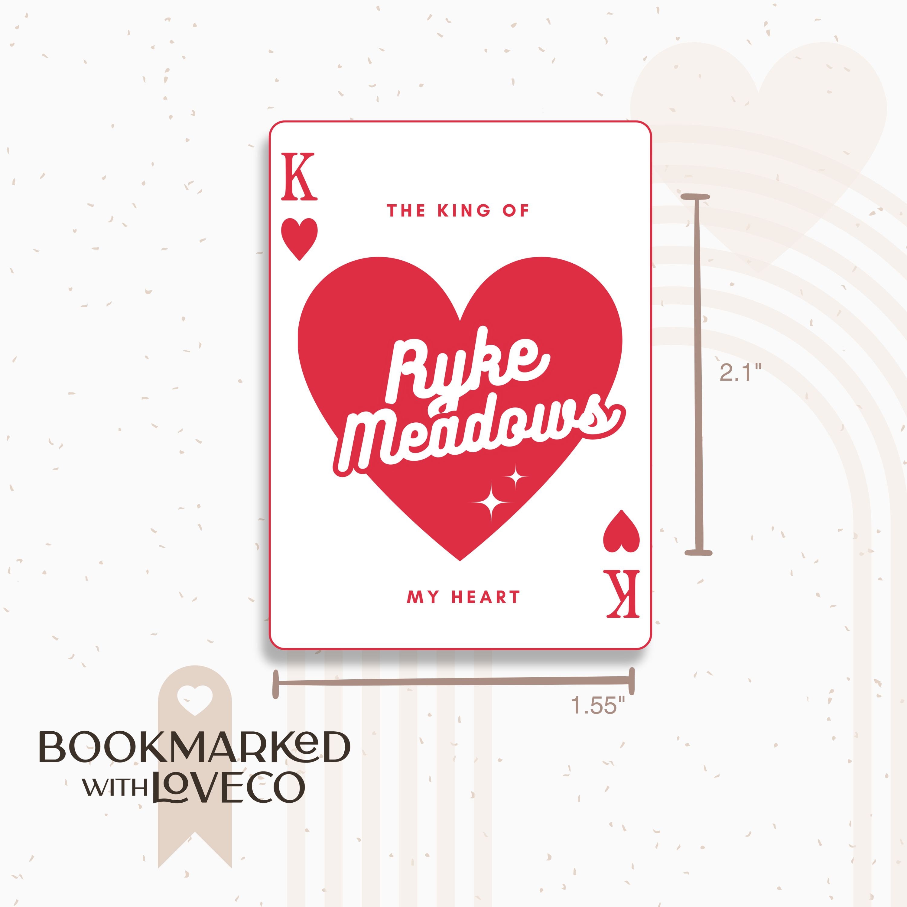 Ryke Meadows Sticker: King of My Heart, Addicted Series (1.55in X 2.1in ...