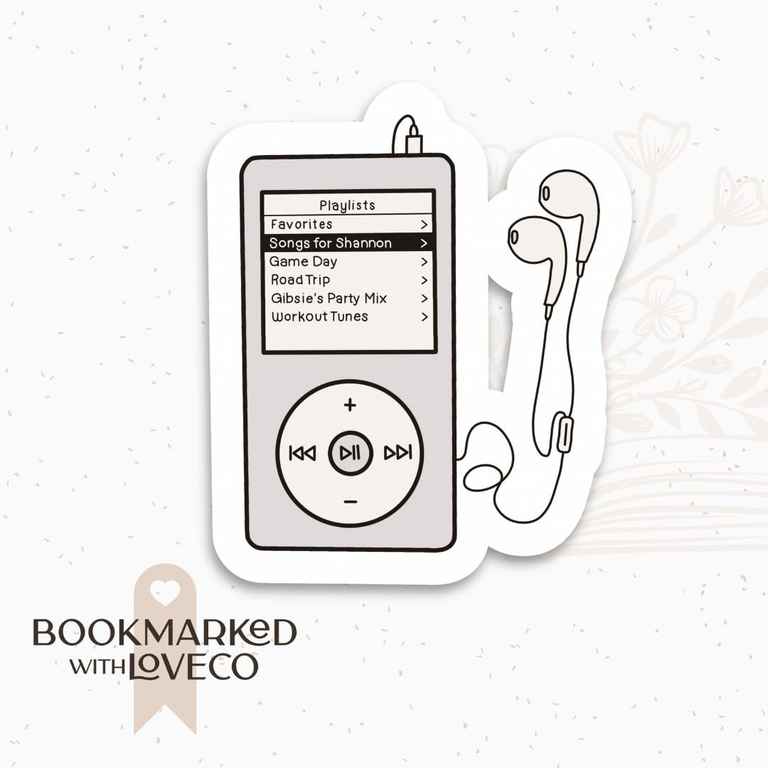 Ipod Playlist Sticker: Waterproof Vinyl Sticker for Book Lovers - Etsy