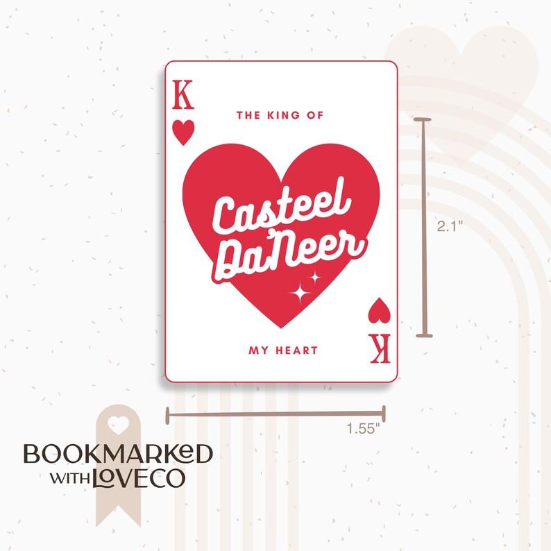 Casteel Da'neer Sticker: King of My Heart, Waterproof Vinyl (1.55in X 2 ...