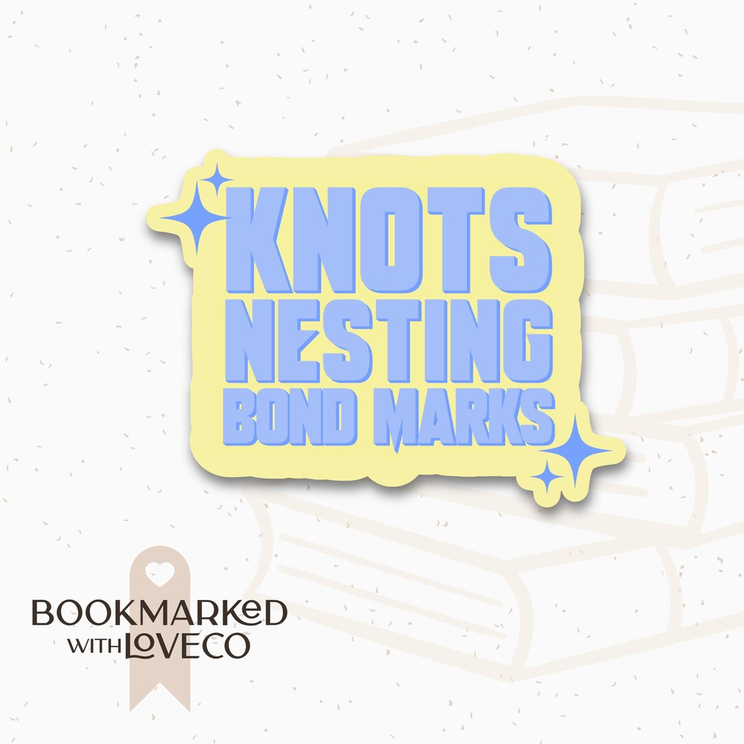Knots Nesting Bond Marks Omegaverse Monster Romance - Waterproof, Vinyl ...
