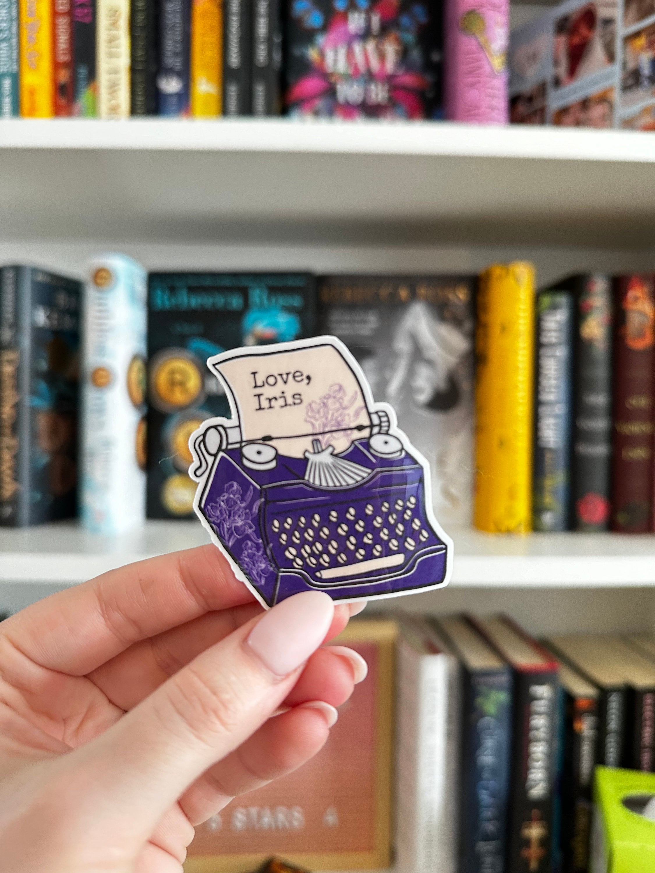 Divine Rivals love, Iris Vinyl Sticker Waterproof Vinyl Bookish Sticker ...