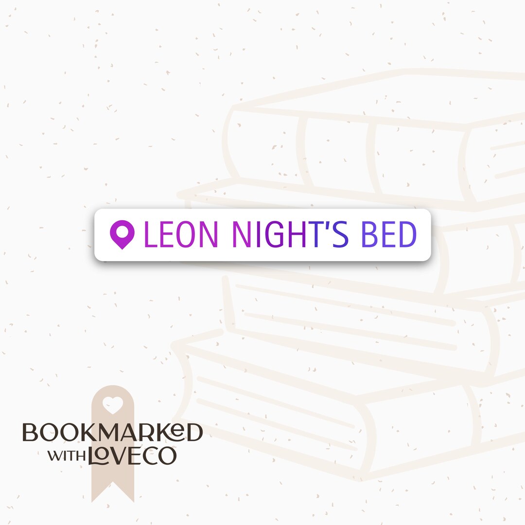 Leon Night's Bed Zodiac Academy Ruthless Boys Location Sticker ...