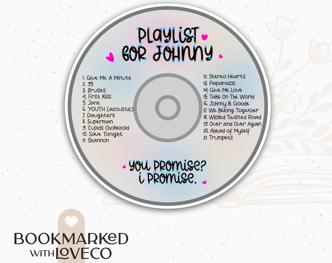 Playlist for Johnny CD Binding 13 Boys of Tommen - Waterproof, Vinyl ...