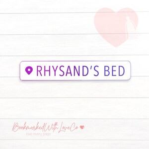 Rhysand's Bed Vinyl Sticker Waterproof Bookish Vinyl Stickers ACOTAR ...