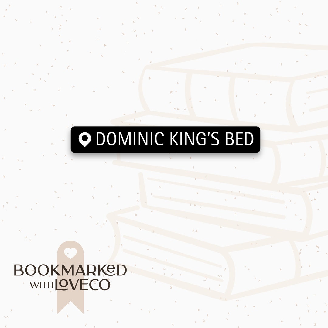 Dominic King's Bed Location Sticker Ravenhood Series Waterproof, Vinyl ...