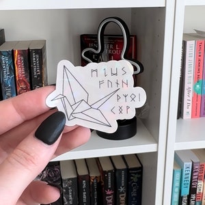 Manacled Paper Cranes Runes Dramione Fanfic - Waterproof, Vinyl, Small ...