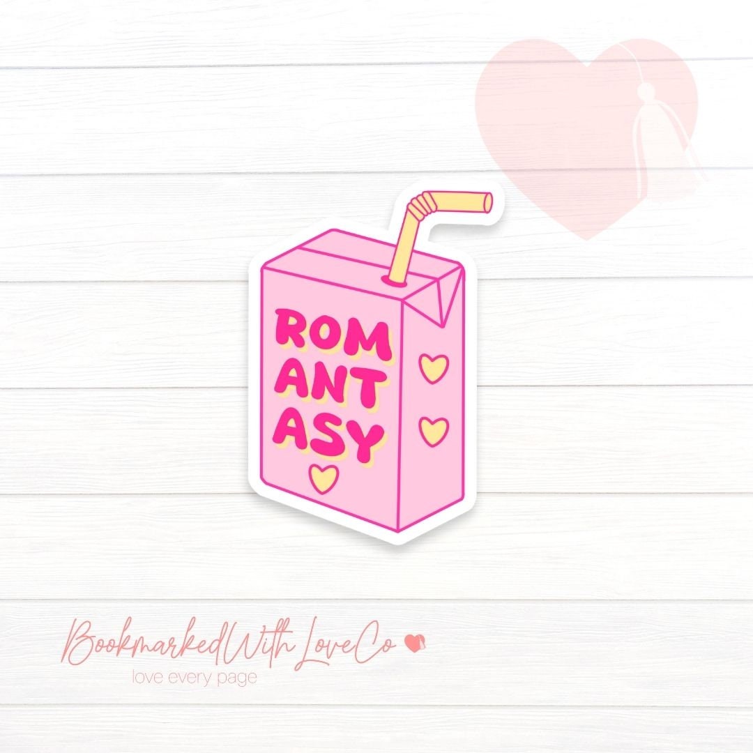 Romantasy Juicebox Vinyl Sticker Waterproof Spicy Bookish Booktok Viny ...