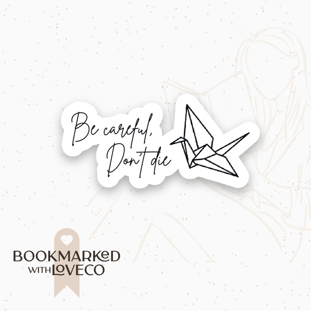 Dramione Paper Crane Sticker: Waterproof Vinyl Decal for Book Lovers - Etsy