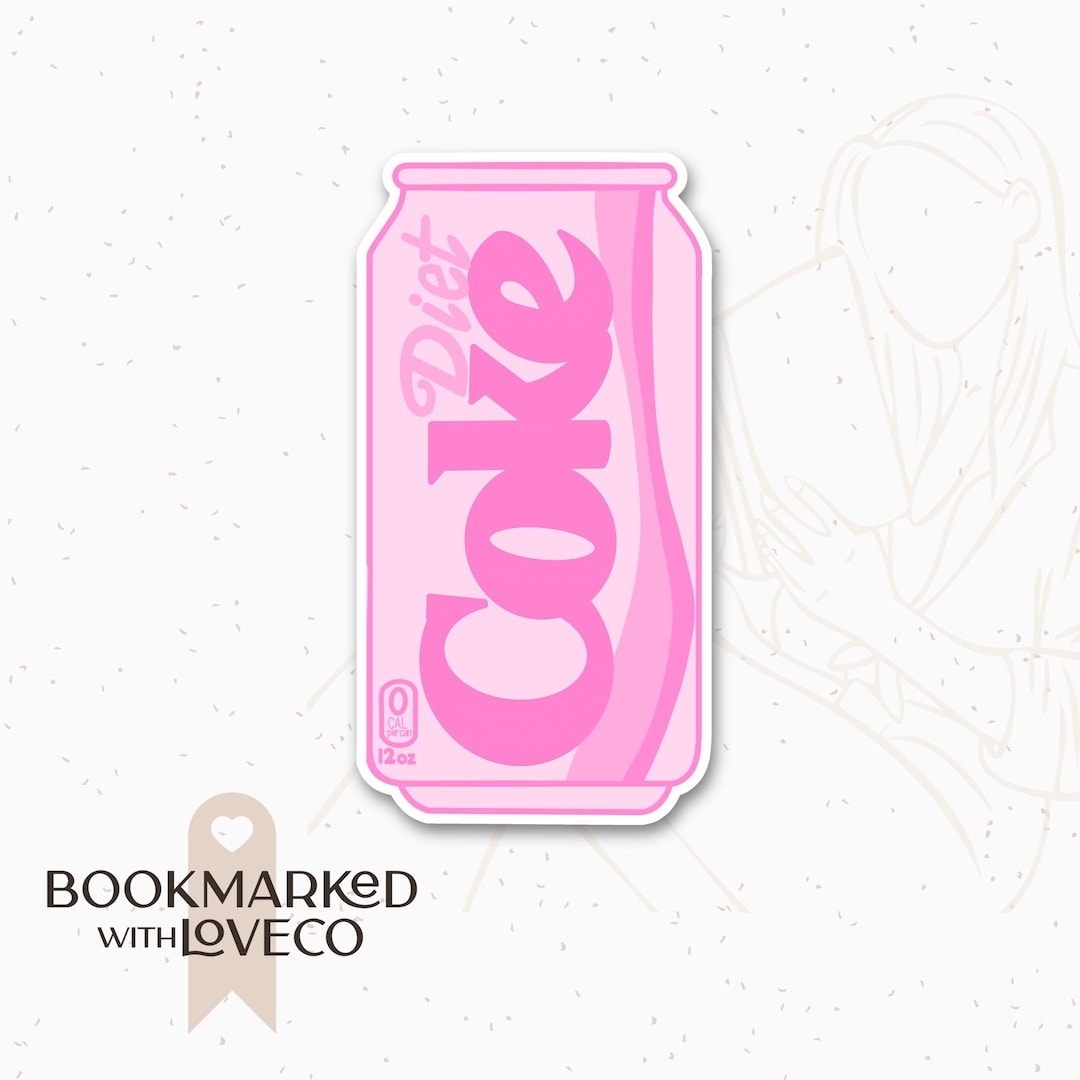 Pink Diet Coke Soft Girl Era Cute - Waterproof, Vinyl Sticker ...