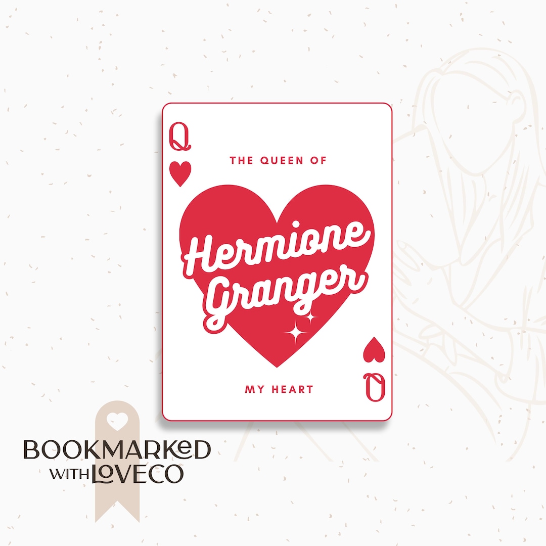Hermione Granger Queen of My Heart Sticker: Waterproof Vinyl Decal - Etsy