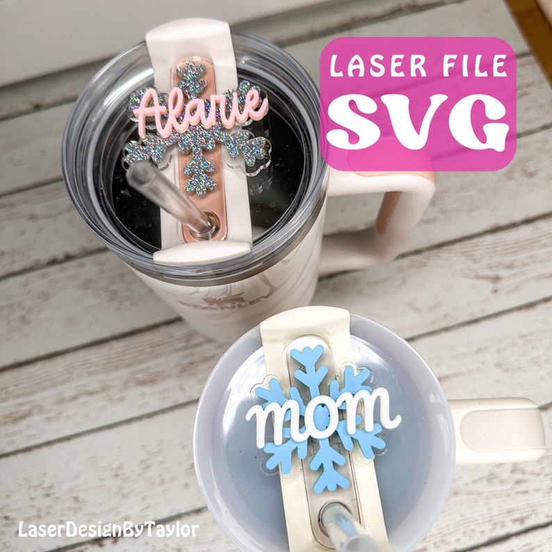 Tumbler Topper Laser SVG File | Glowforge | Digital Download | H2.0 ...