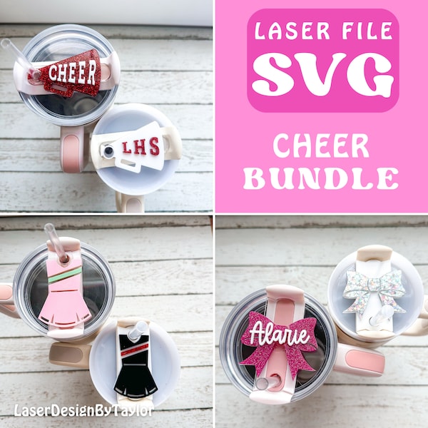 Cheer Stanley Topper Svg - Etsy