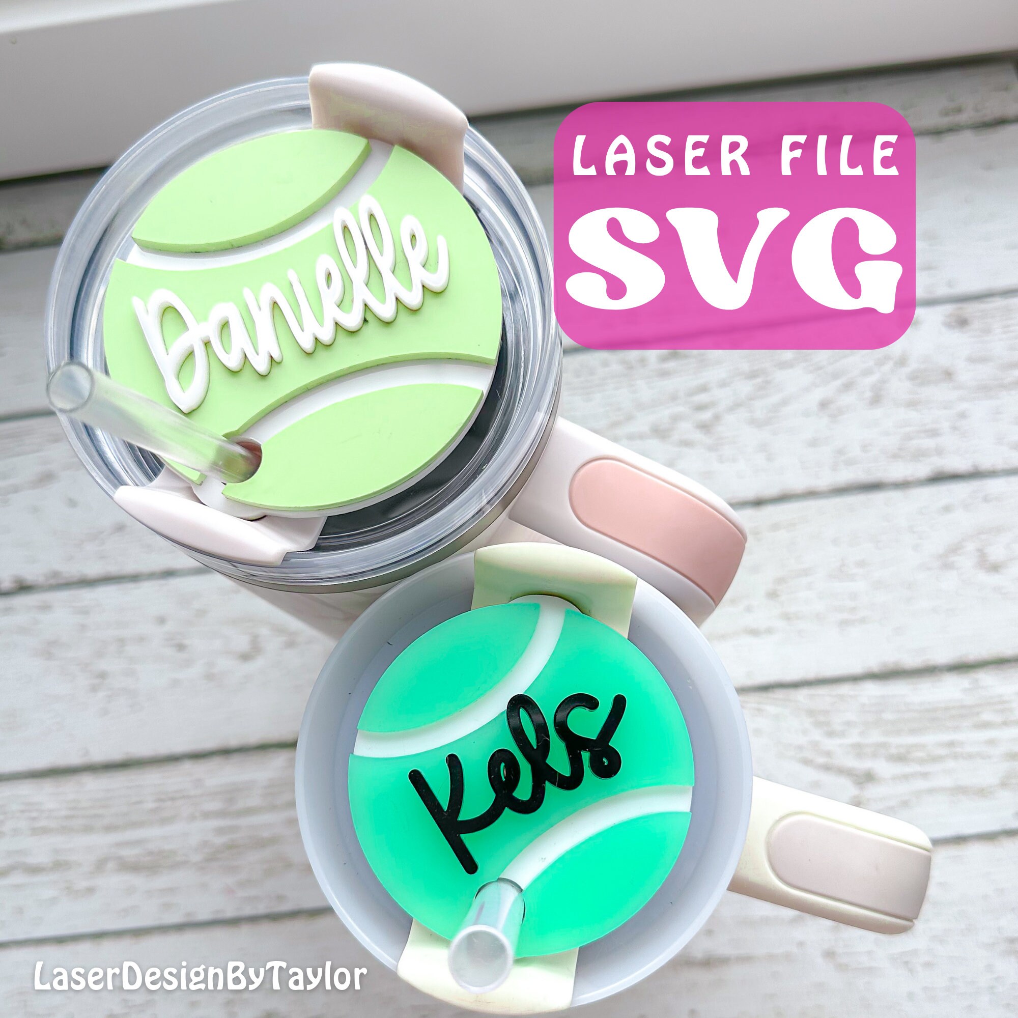 Tumbler Topper Laser SVG File Glowforge Digital Download H2.0 Topper ...