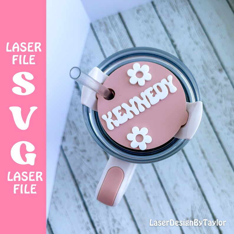 Tumbler Topper Laser SVG File Glowforge Digital Download H2.0 Topper ...