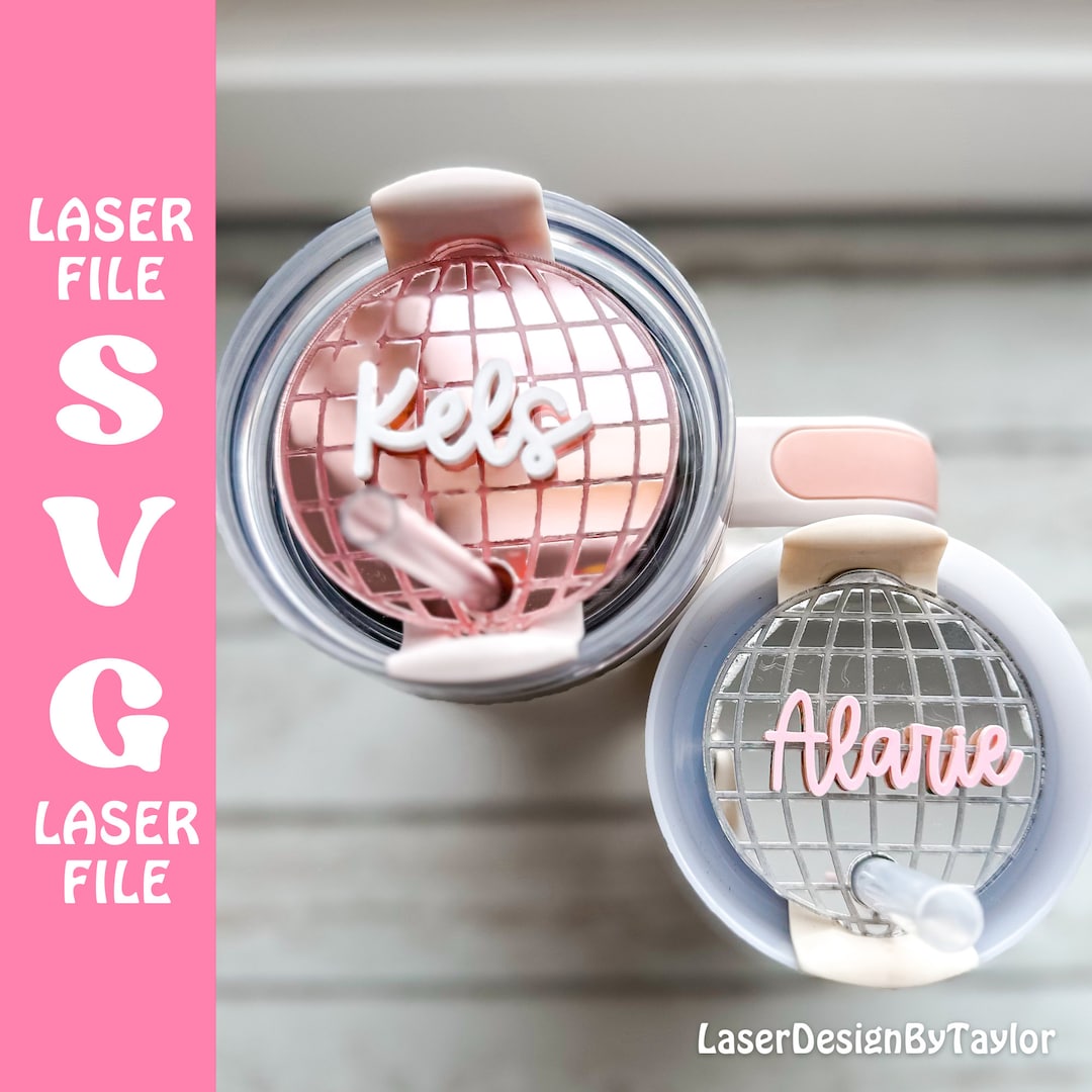 Tumbler Topper Laser SVG File | Glowforge | Digital Download | H2.0 ...