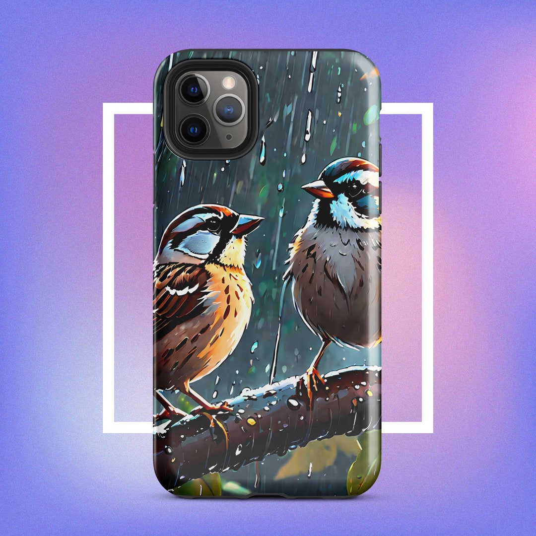Beautiful and Cool Sparrows Tough iPhone Case every Size Available - Etsy