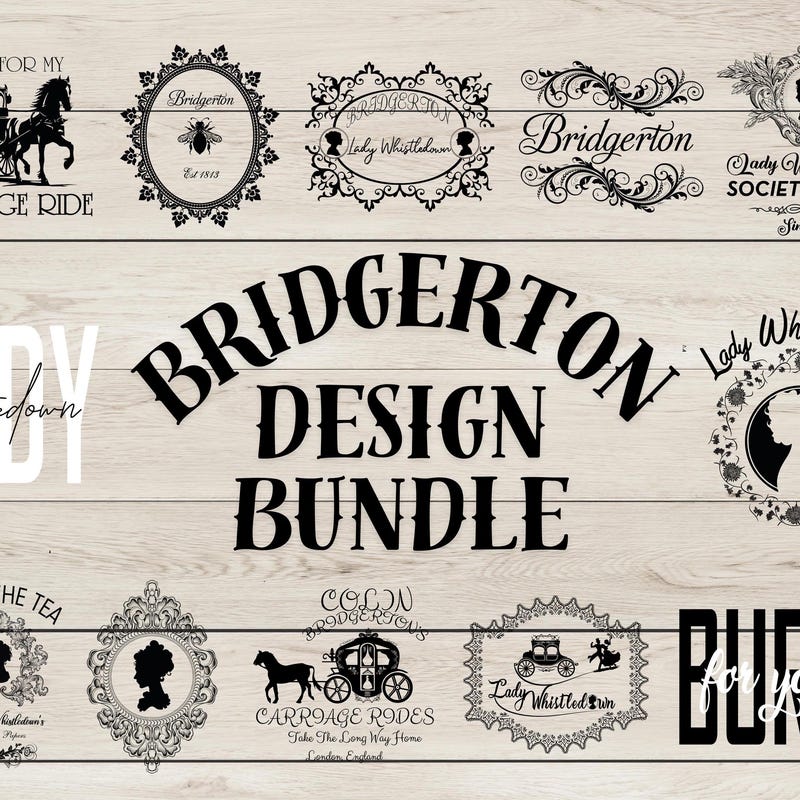Bridgerton Svg - Etsy