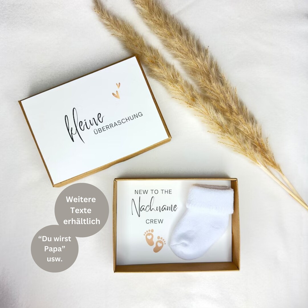 Personalized Pregnancy Announcement Box Pregnancy - Etsy