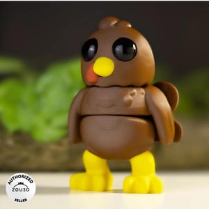 3D Flexi Turkey Fidget Toy or Key Ring | Thanksgiving Desk Toy ...