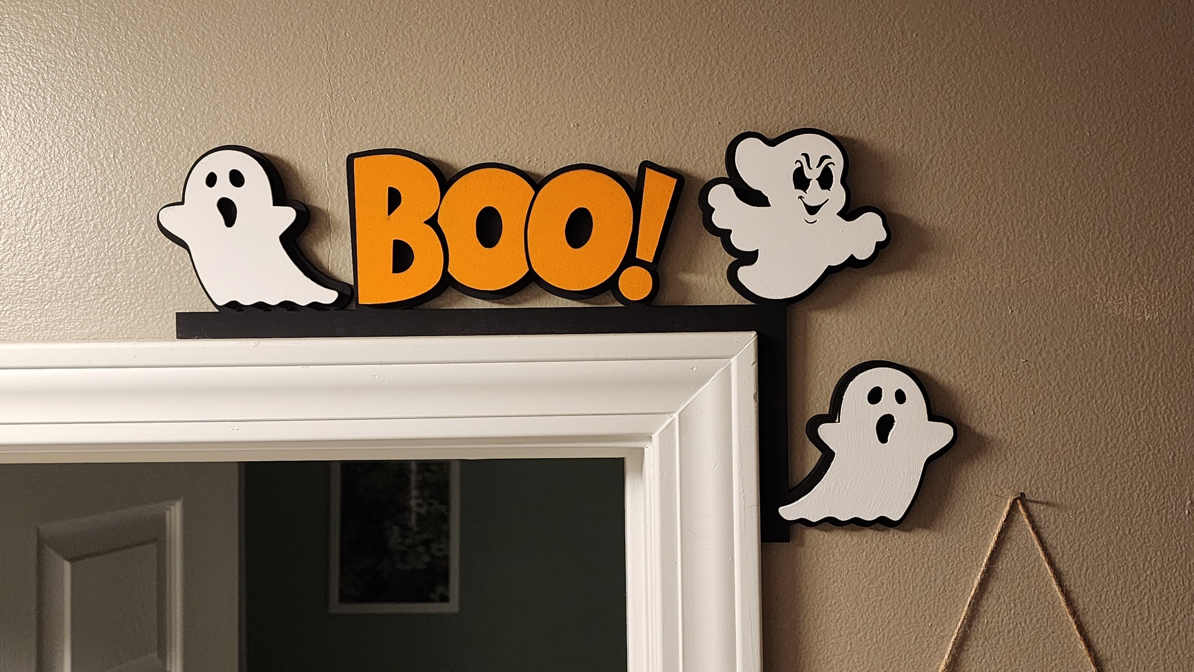 BOO! Halloween Door Trim Wall Art Decoration (digital File Only) - Etsy