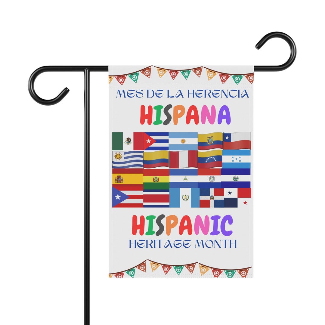 Garden & House Banner, Hispanic Month Mes De Herencia Hispana, Banner ...