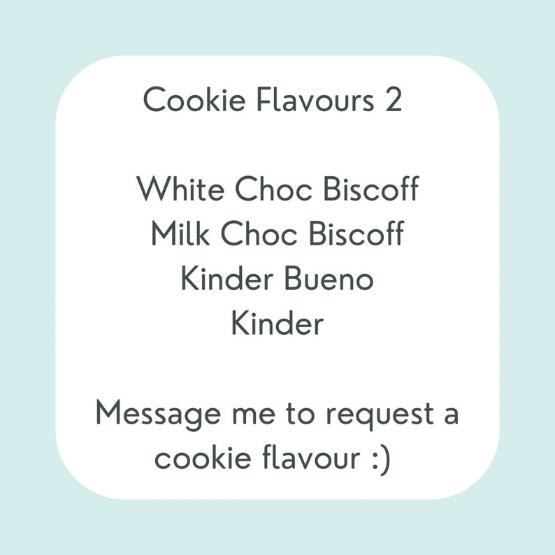 Letterbox Cookies Postal Cookies Mixed Box Birthday Gift Letterbox Gift ...