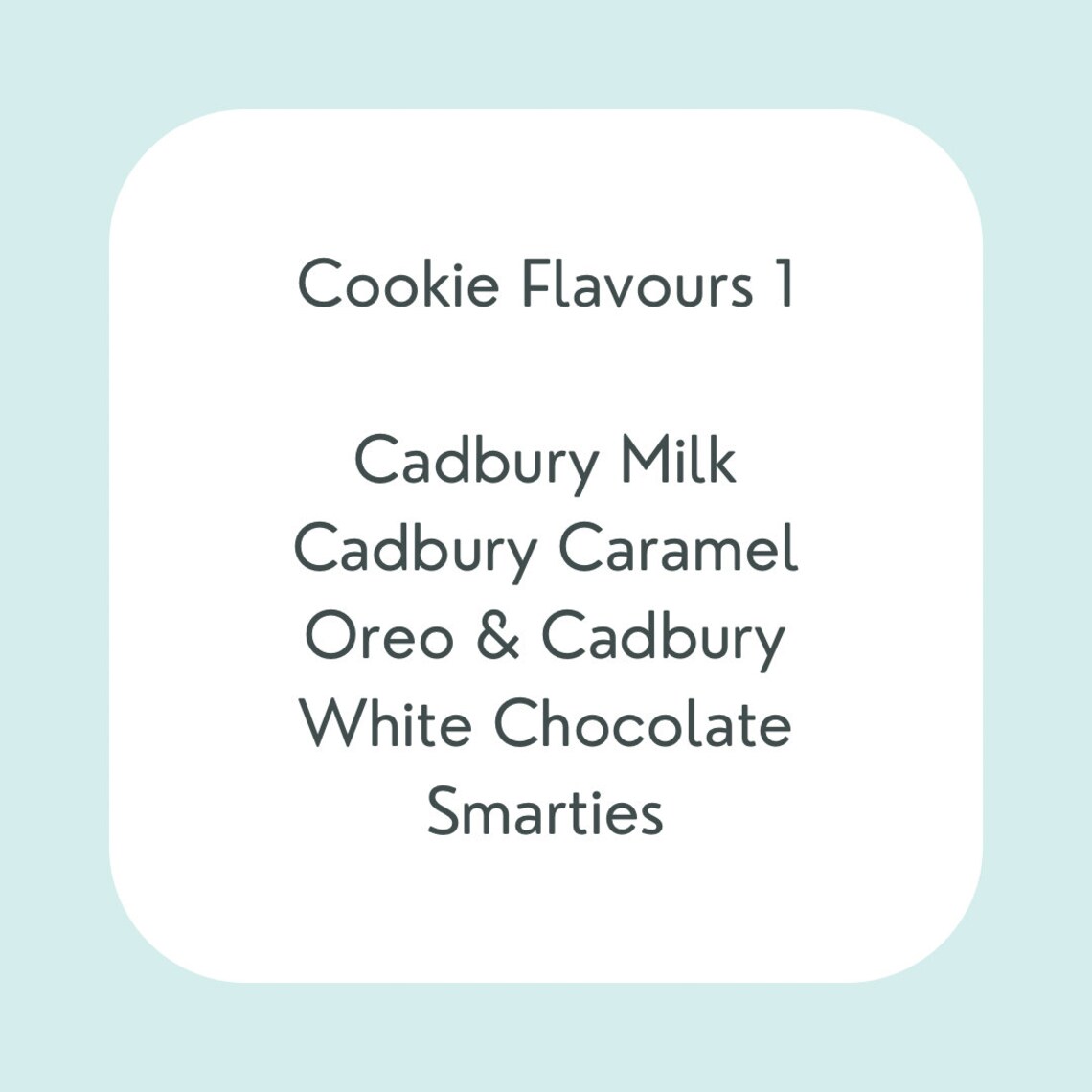 Letterbox Cookies Postal Cookies Mixed Box Birthday Gift Letterbox Gift ...