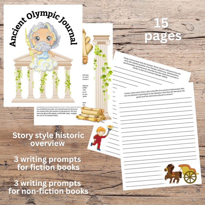 Ancient Olympic Journal - Etsy