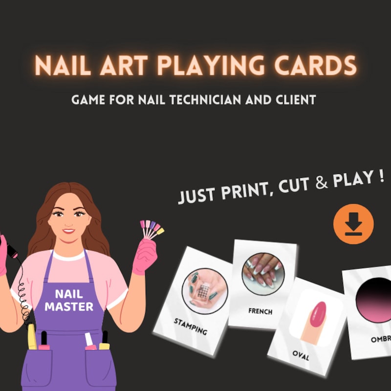Nail Card - Etsy UK