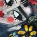 Hand Painted in the Garden Denim Jean Jacket Unique Oneofakind Boho ...