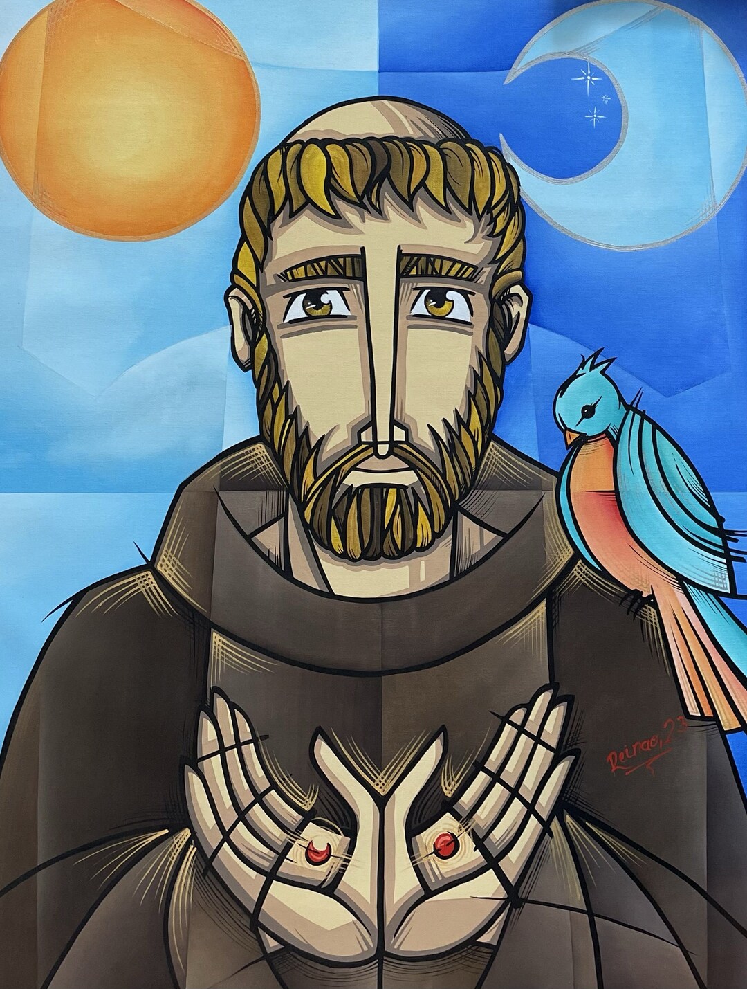 Saint Francis of Assisi style: Contemporary Iconography With a Touch of ...