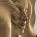 MDF Parametric Wall Art Face Custom Size and Color Wood Wall Décor ...