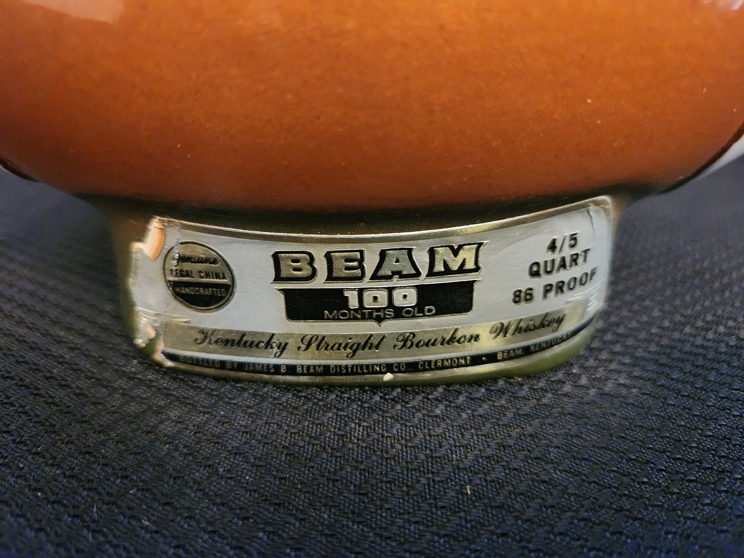 Vintage 1972 Jim Beam Political Football Decanter - Etsy