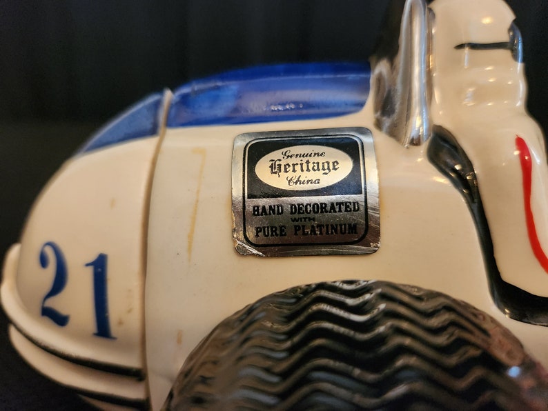 Vintage 1971 Ezra Brooks "sprint Race Car #21" Whiskey Decanter - Etsy